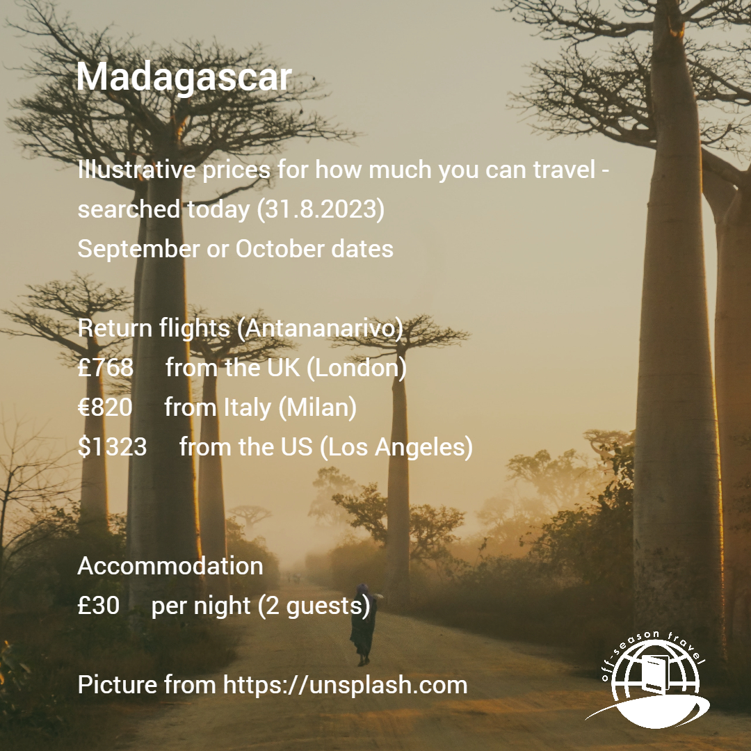Cheap travel Madagascar - Travel website - Off-season travel
